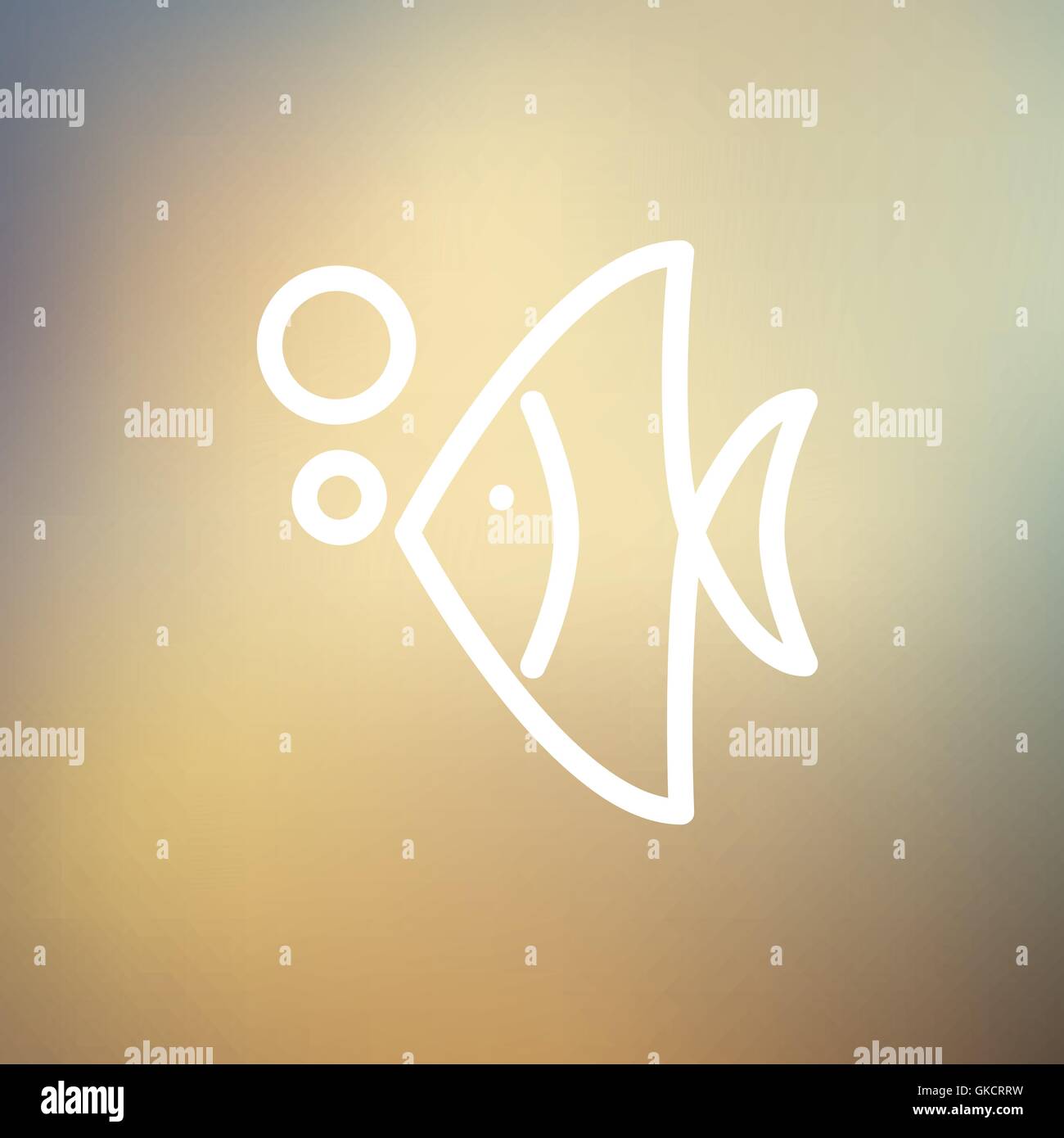 Fish clip art line drawing hi-res stock photography and images - Alamy