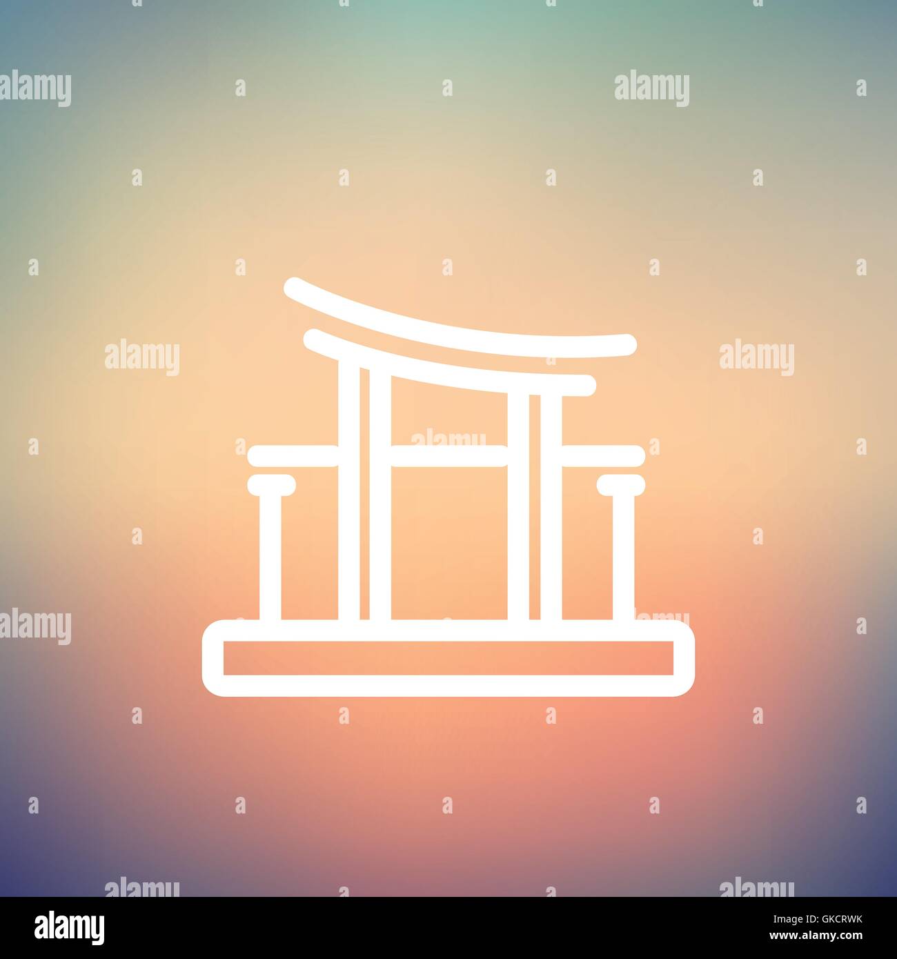 Famous gate thin line icon Stock Vector Image & Art - Alamy Famous gate thin line icon Stock Vector Image & Art - Alamy