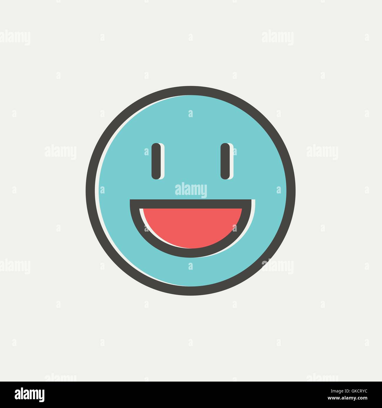 Emoticon icon hi-res stock photography and images - Alamy