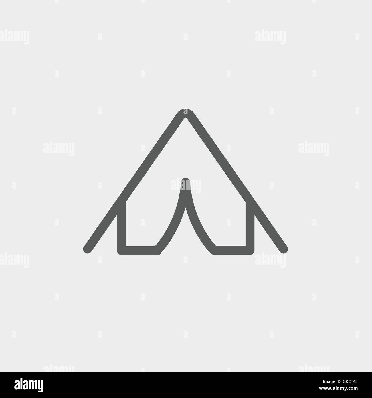 Dome tent icon hi-res stock photography and images - Alamy