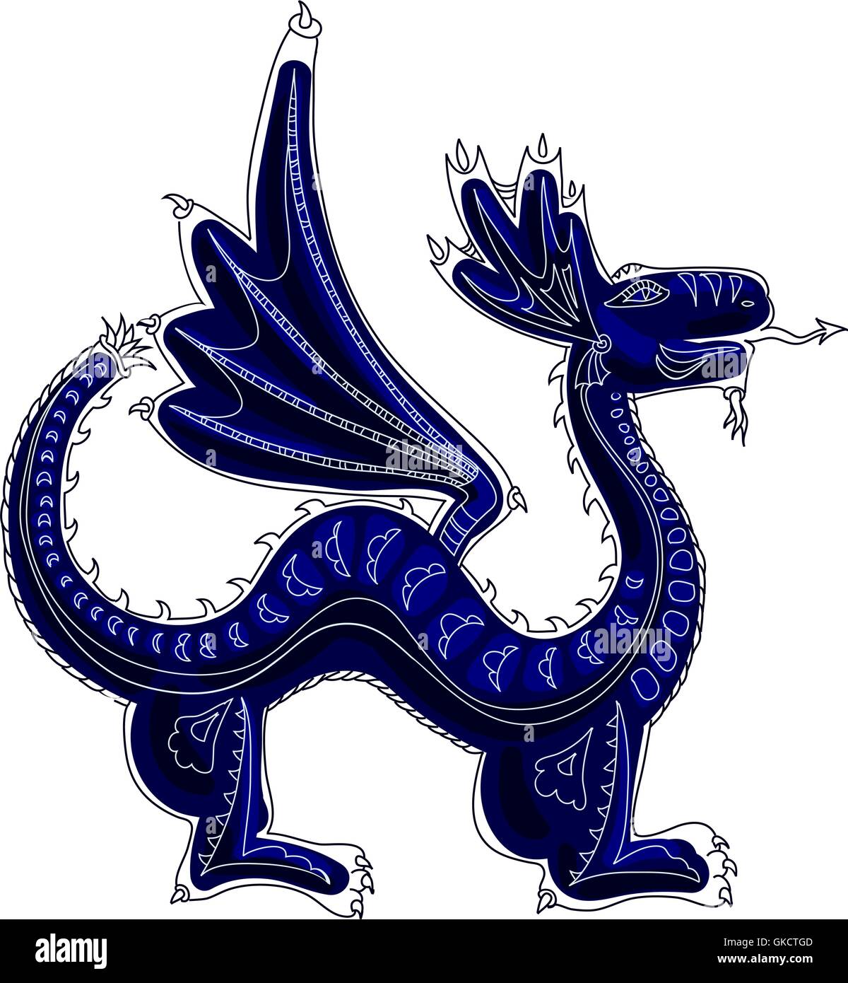 Dragon banner Stock Vector Images - Alamy