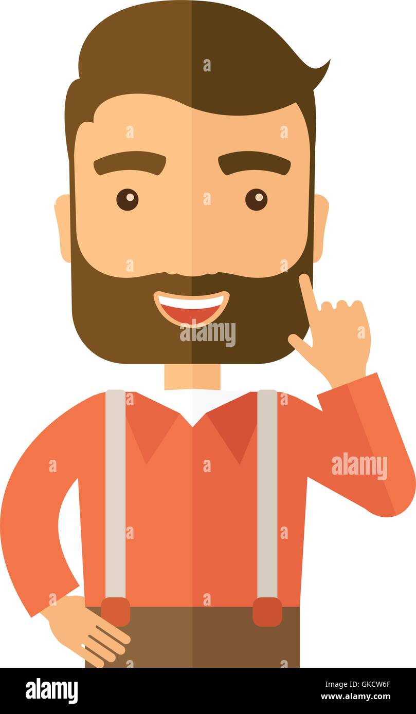 Portrait business young successful Stock Vector Images - Alamy