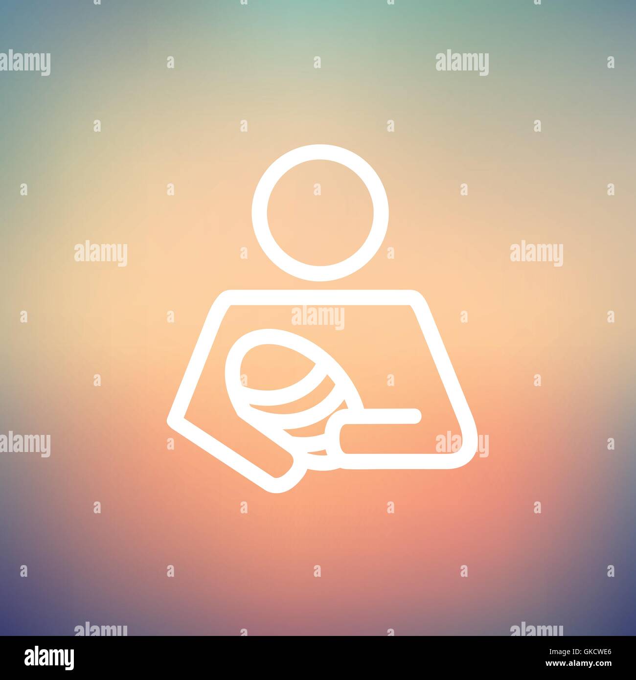 Man carrying baby icon Stock Vector Images - Alamy