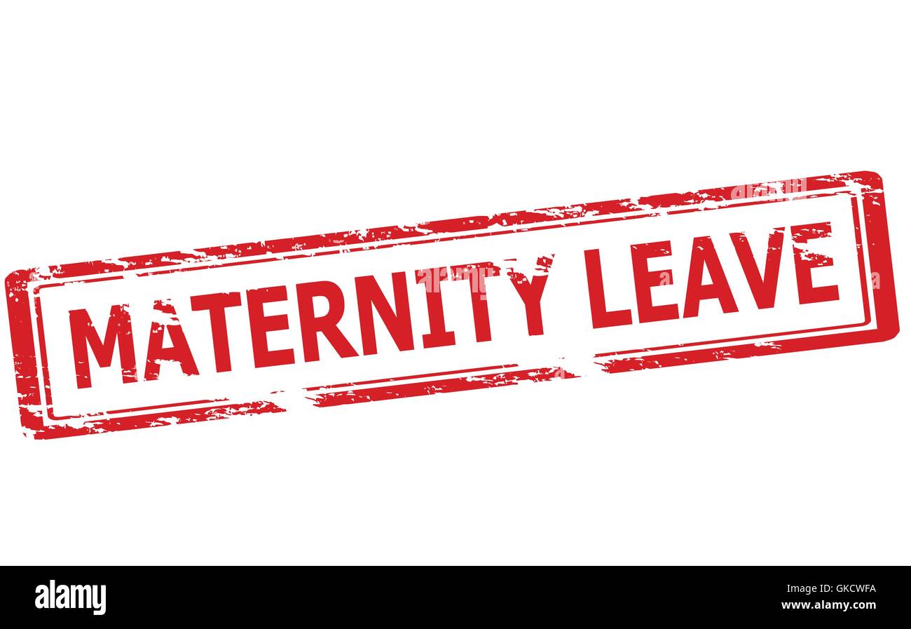 Maternity leave text Stock Vector Images - Alamy