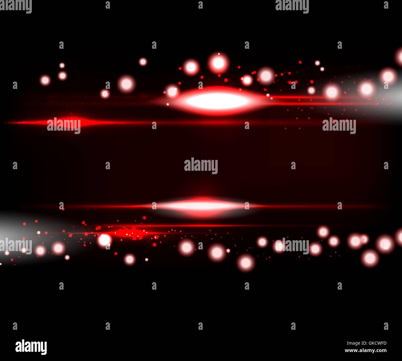 Red Smooth technology light lines vector background Stock Vector Image ...