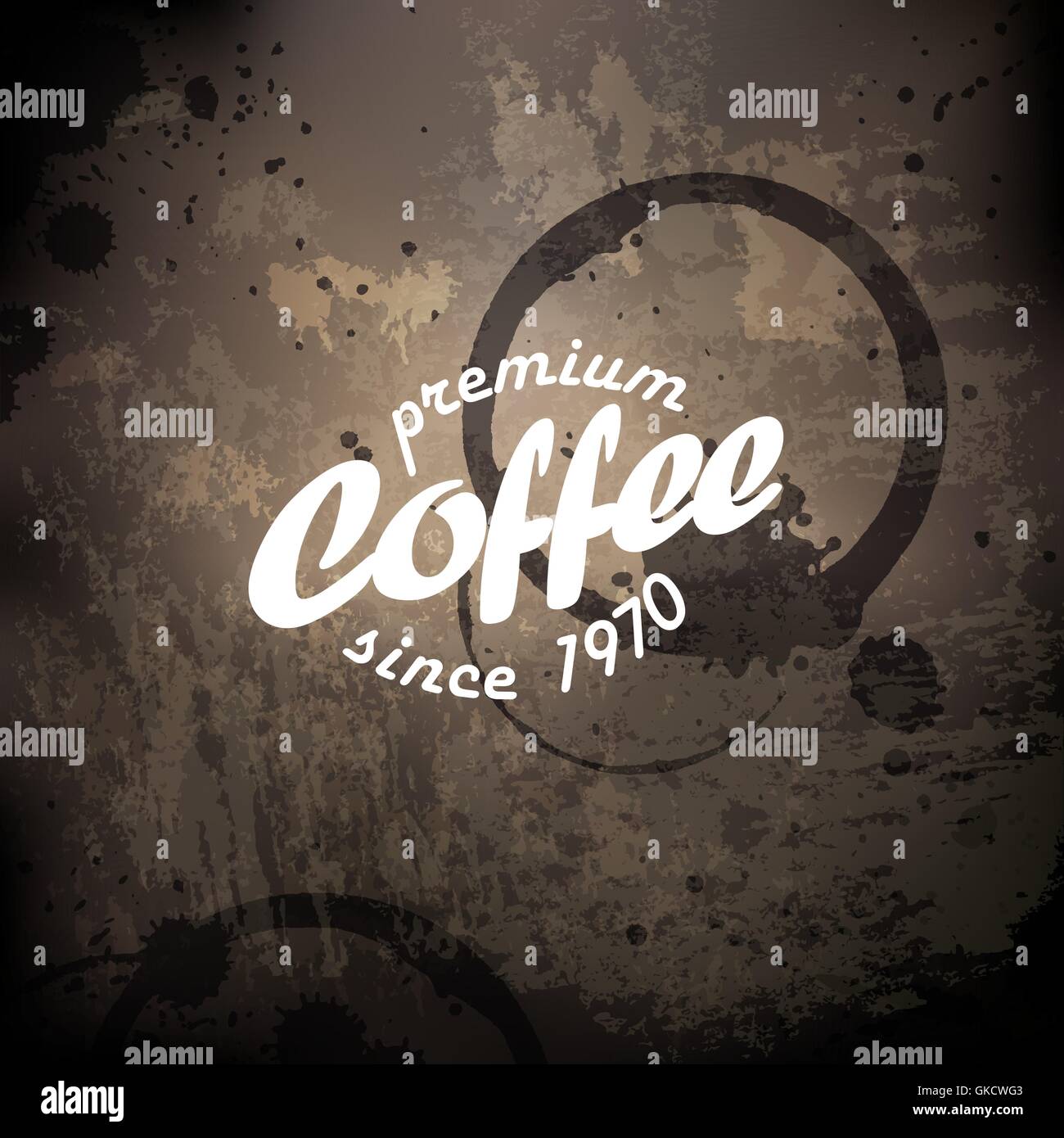 Coffee grunge retro background Stock Vector Image & Art - Alamy