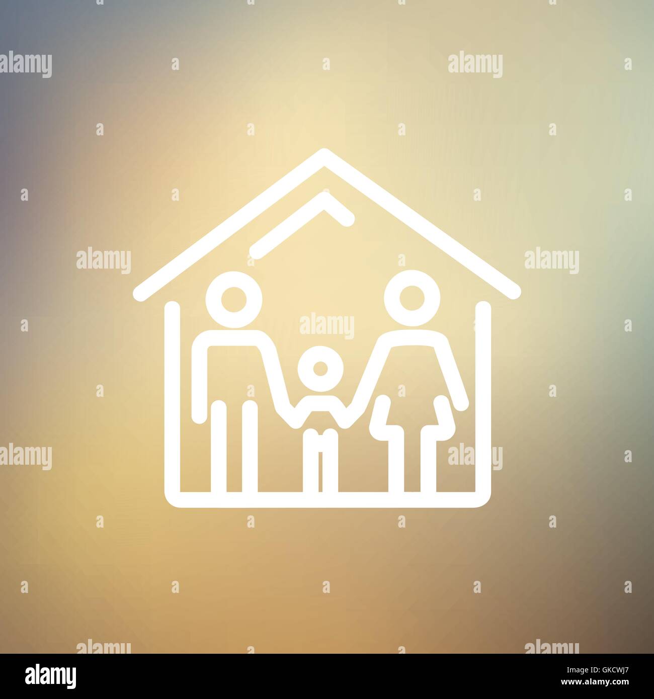 Stick man family figure hi-res stock photography and images - Alamy