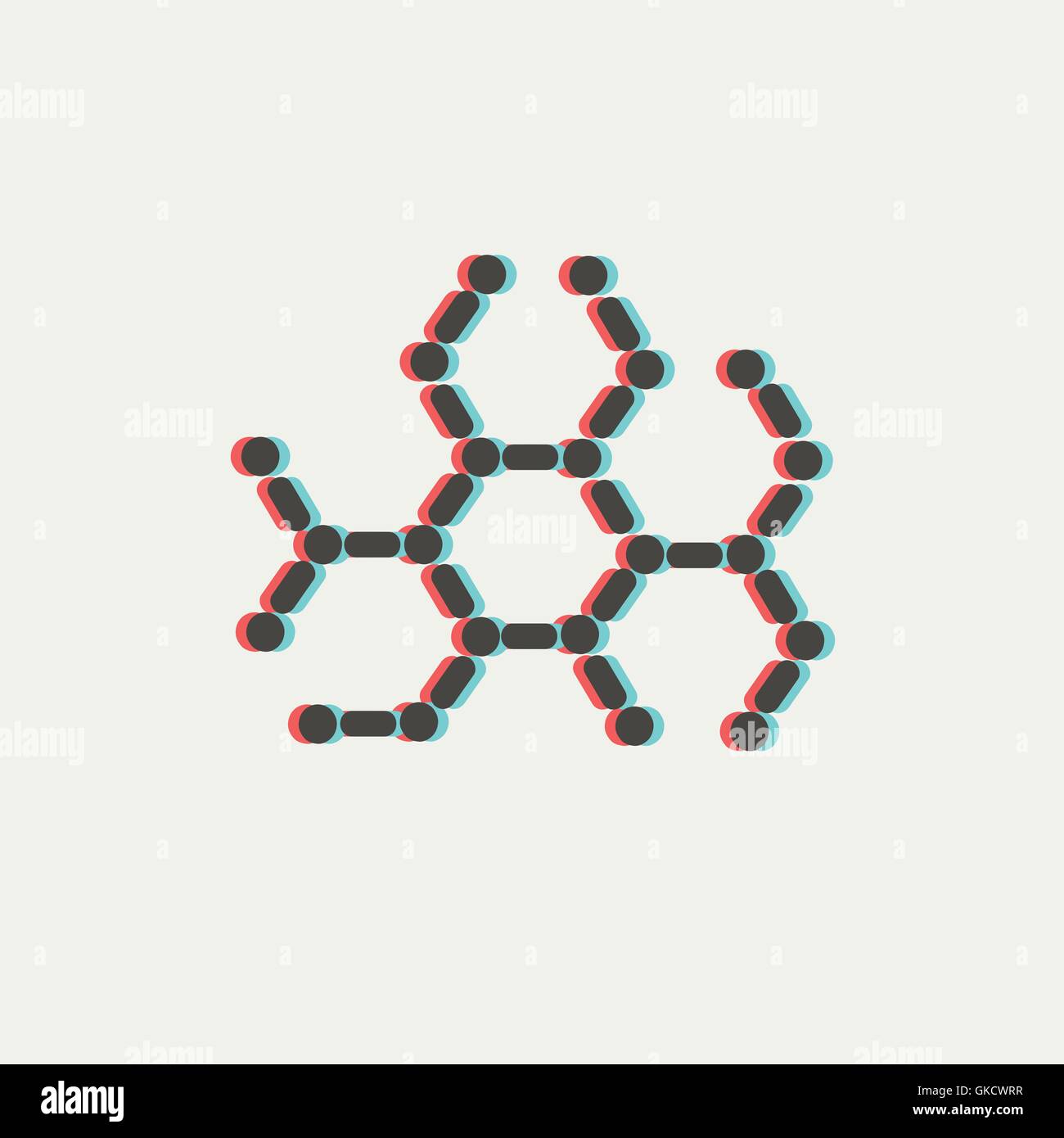 Modern molecule Stock Vector Images - Alamy