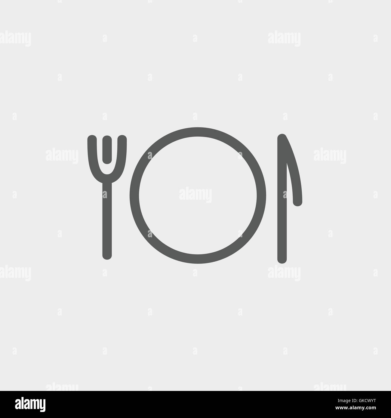 Thin plate Stock Vector Images - Alamy