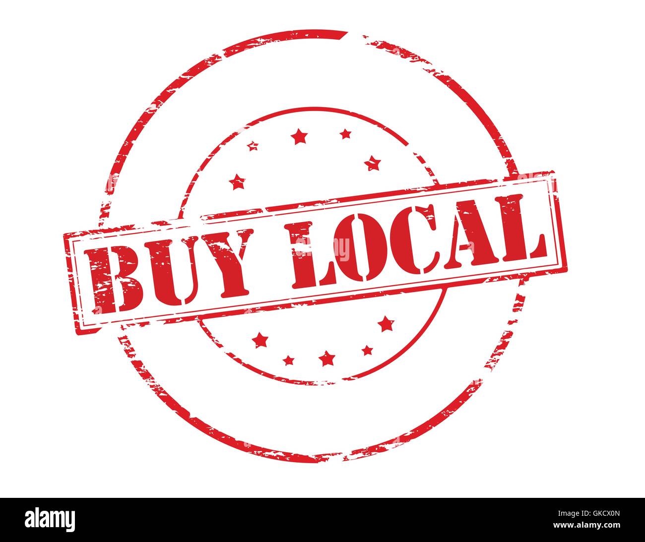Buy local stamp Stock Vector Images - Alamy