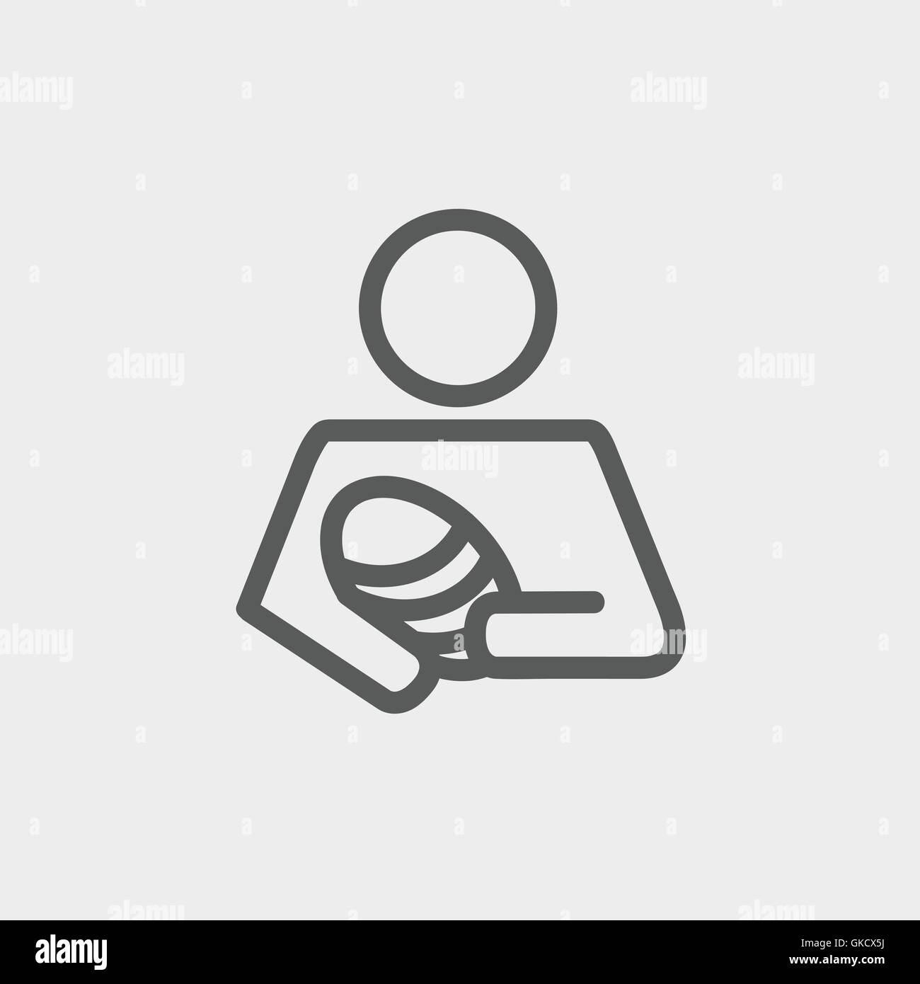 Baby and man Stock Vector Images - Alamy