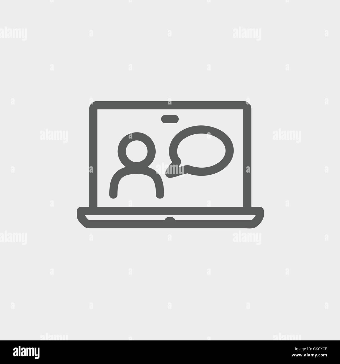 Business online network communication Black and White Stock Photos ...