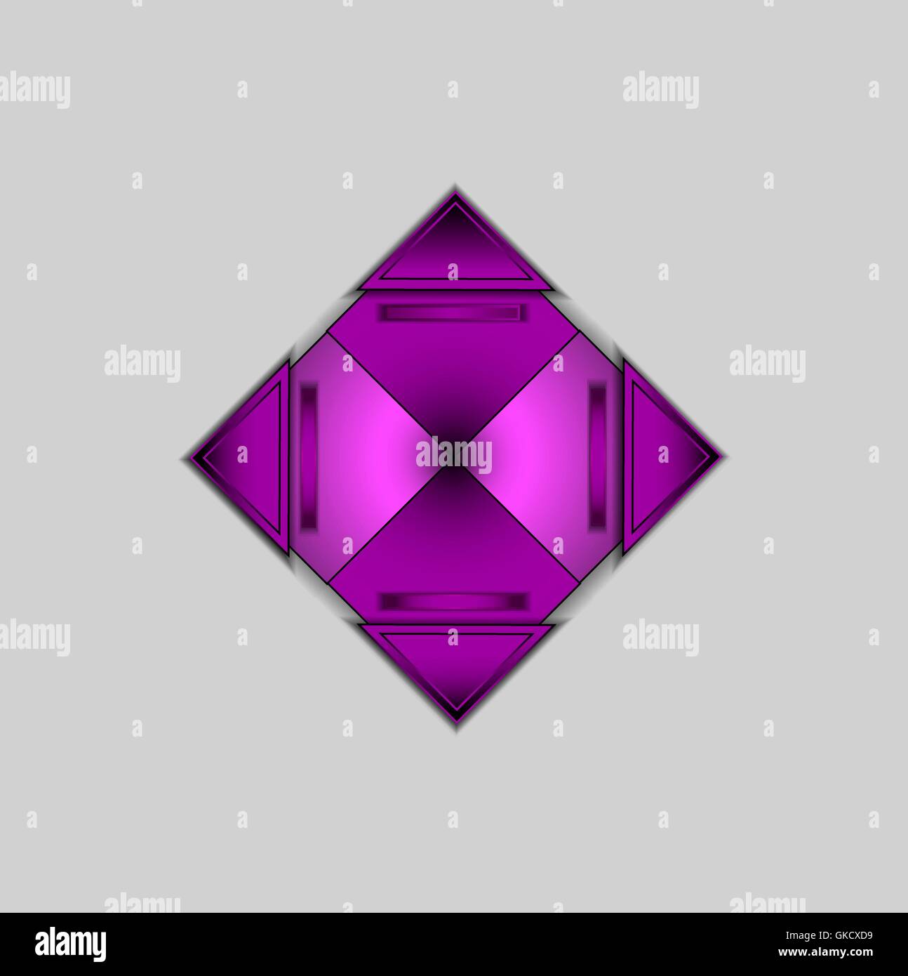 Purple Triangle Clip Art