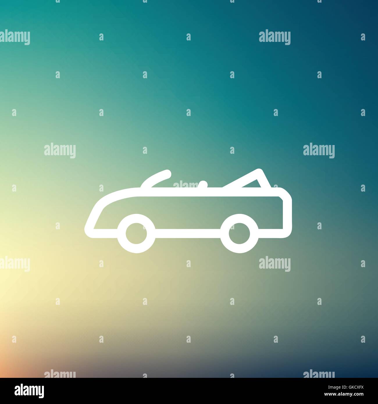 Convertible car Stock Vector Images - Alamy
