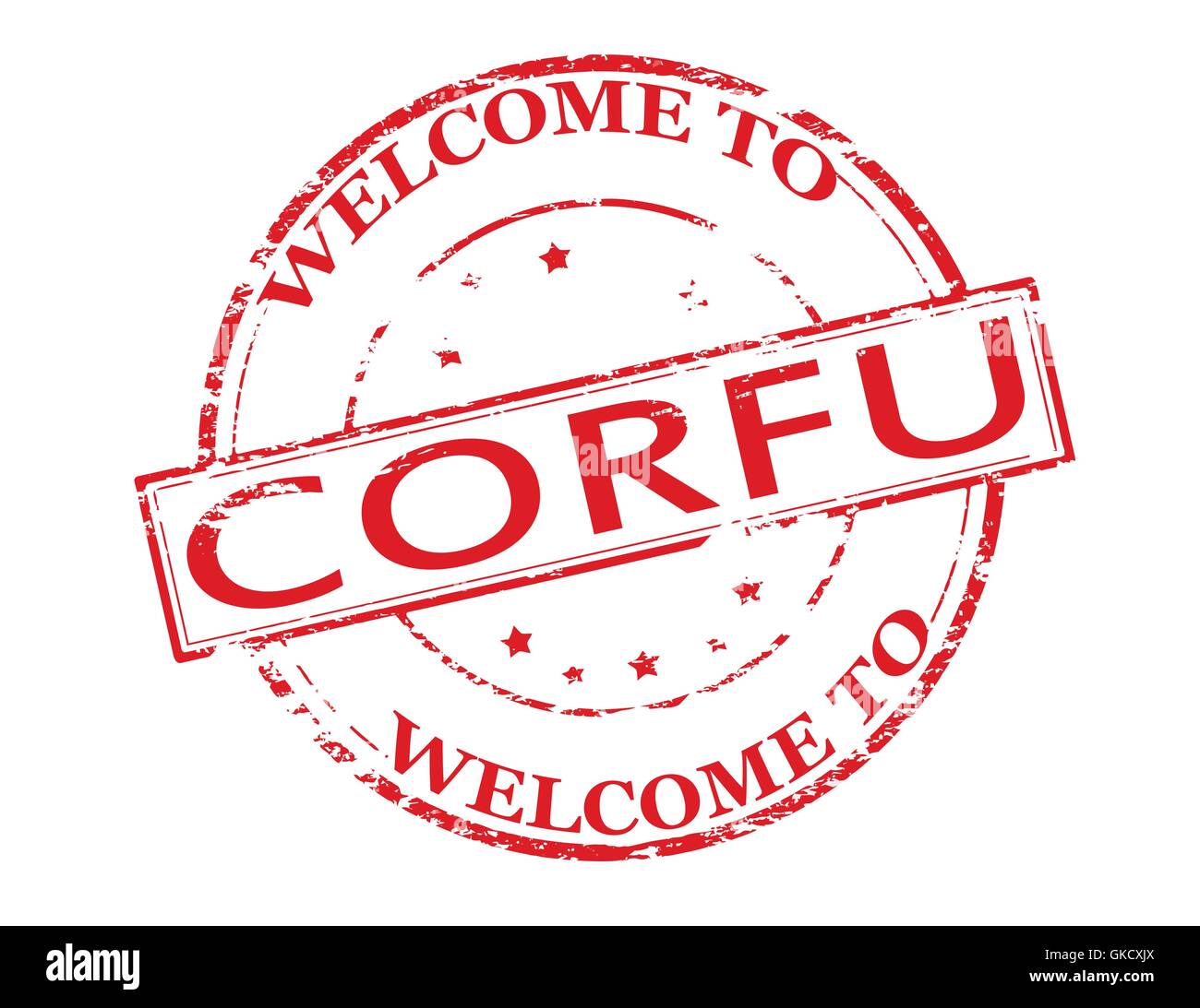 Corfu sign Stock Vector Images - Alamy