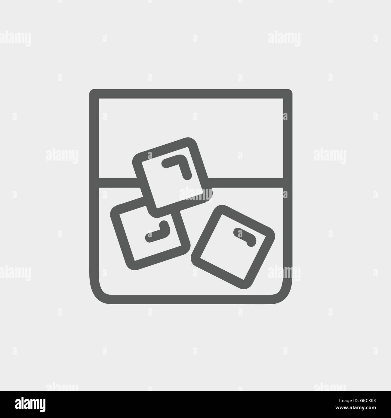 Vector outline drink water Stock Vector Images - Alamy