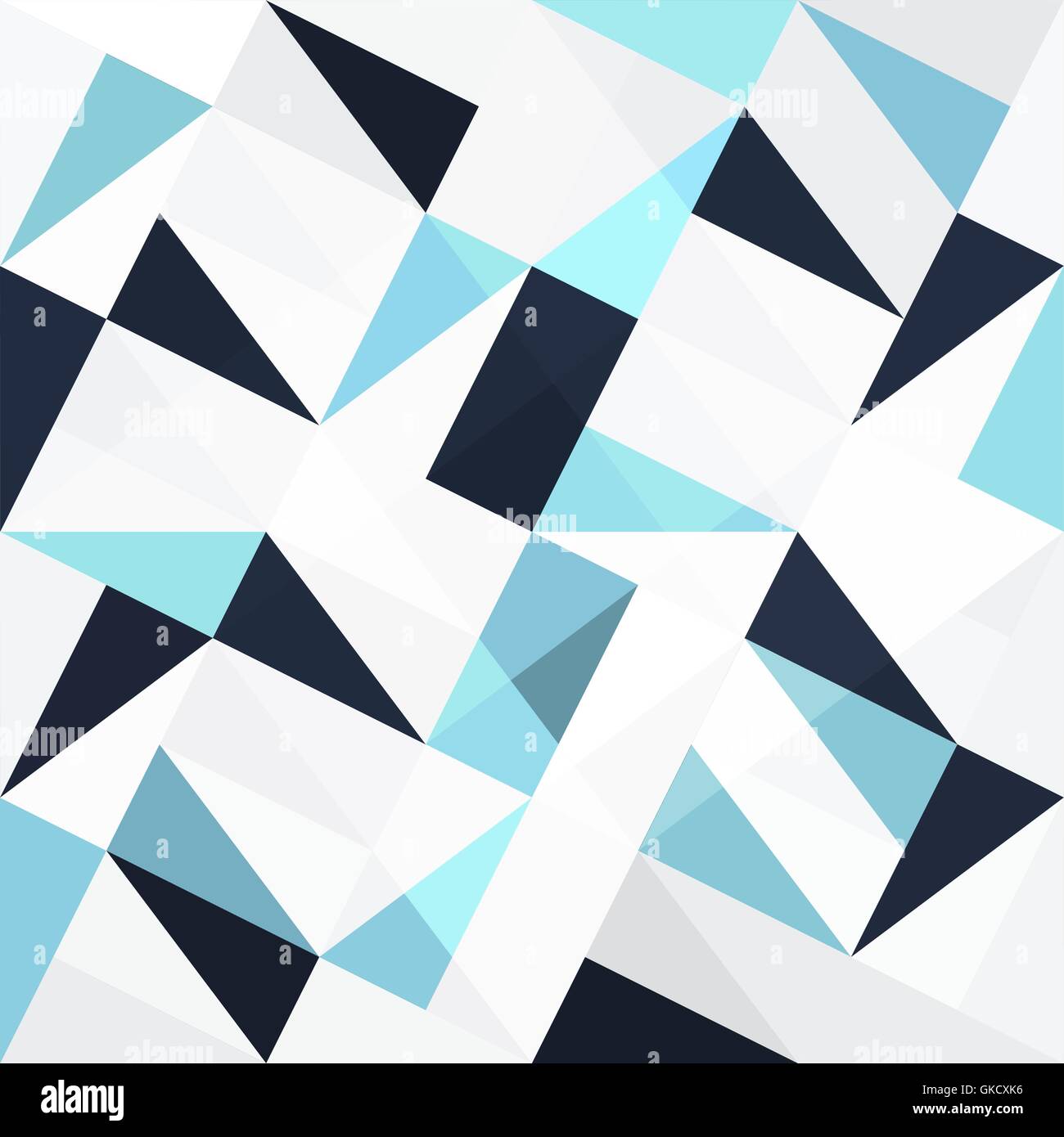 Seamless blue triangles abstract background Stock Vector Image & Art ...
