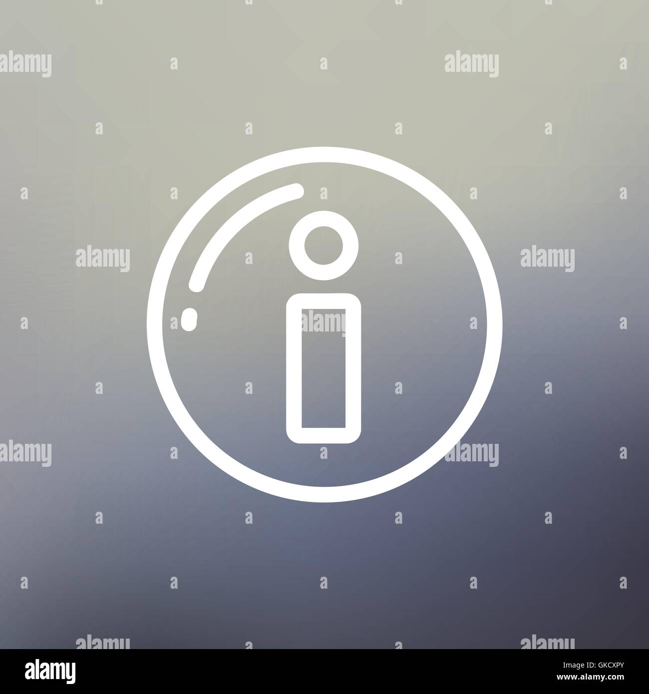 Eye icon linear logo Stock Vector Images - Alamy