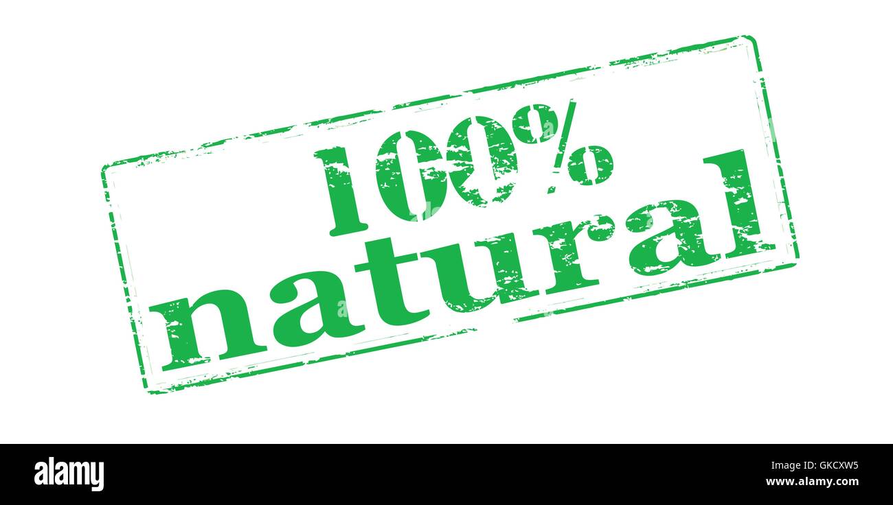 One hundred percent natural Stock Vector Images - Alamy