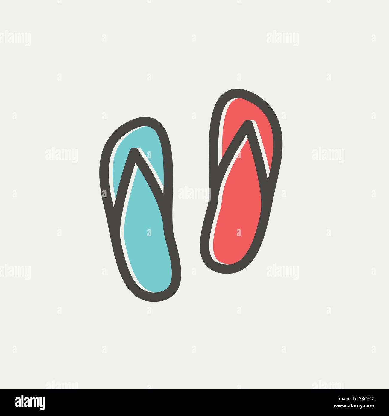 Slipper slippers Stock Vector Images - Alamy