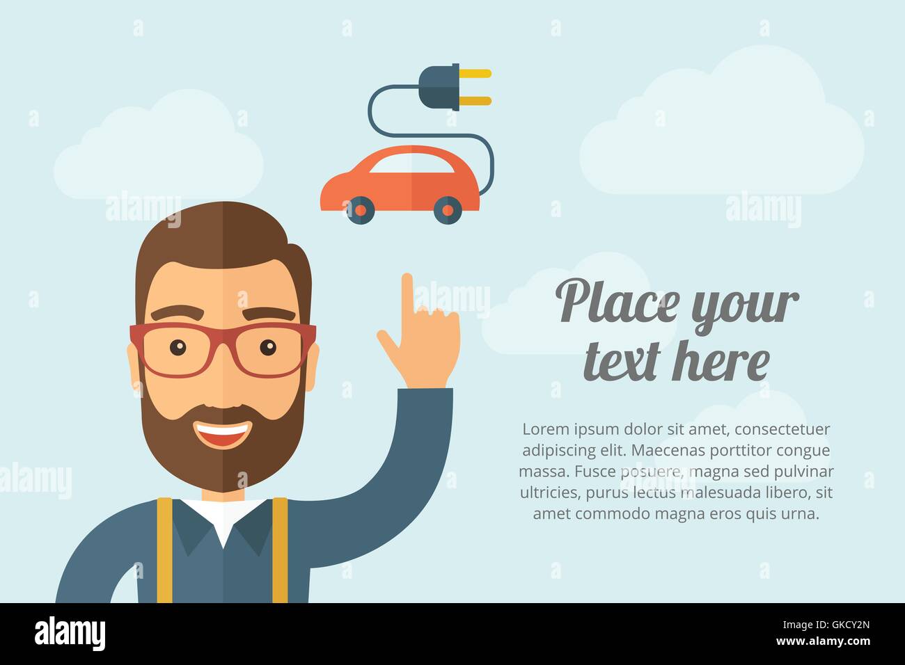 Hand charging plug electric Stock Vector Images - Alamy