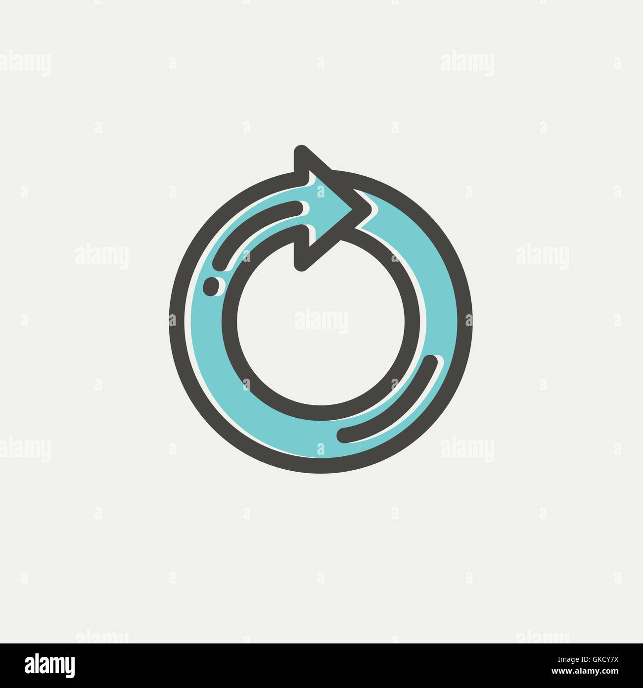 Black arrow sign reload hi-res stock photography and images - Alamy