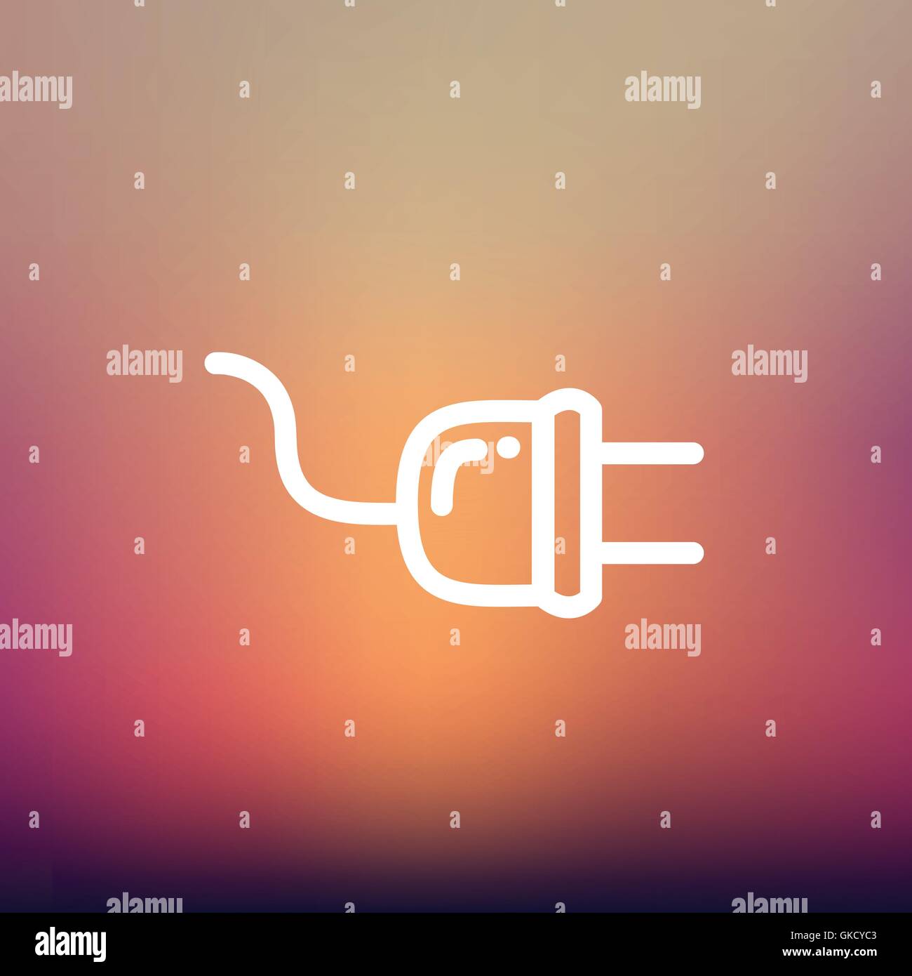 Electricity plug graphic Stock Vector Images - Alamy