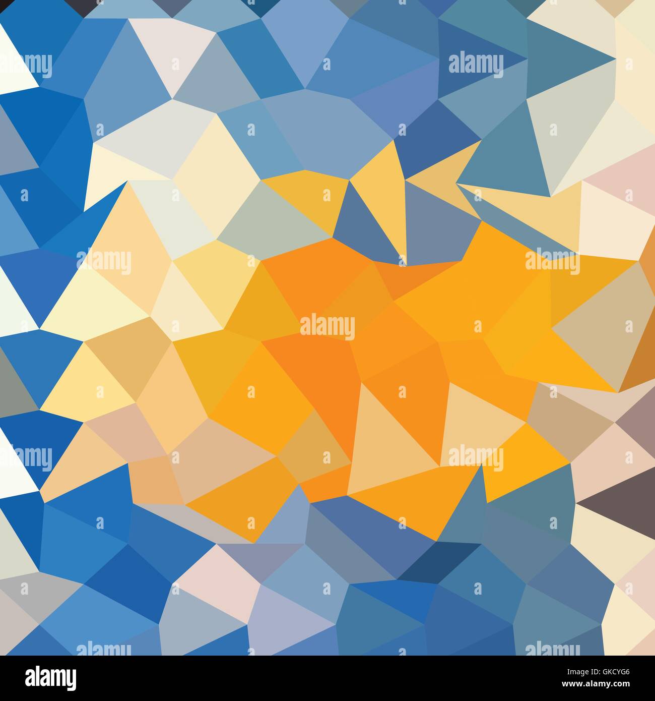 Azure Blue Abstract Low Polygon Background Stock Vector Image & Art - Alamy