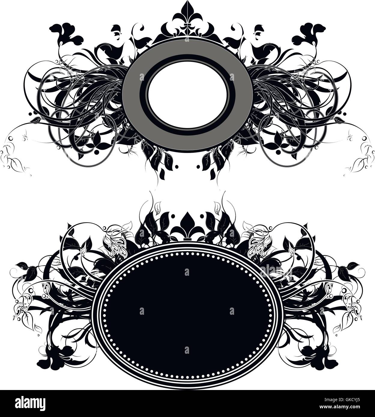 set of ornamental shields Stock Vector Image & Art - Alamy