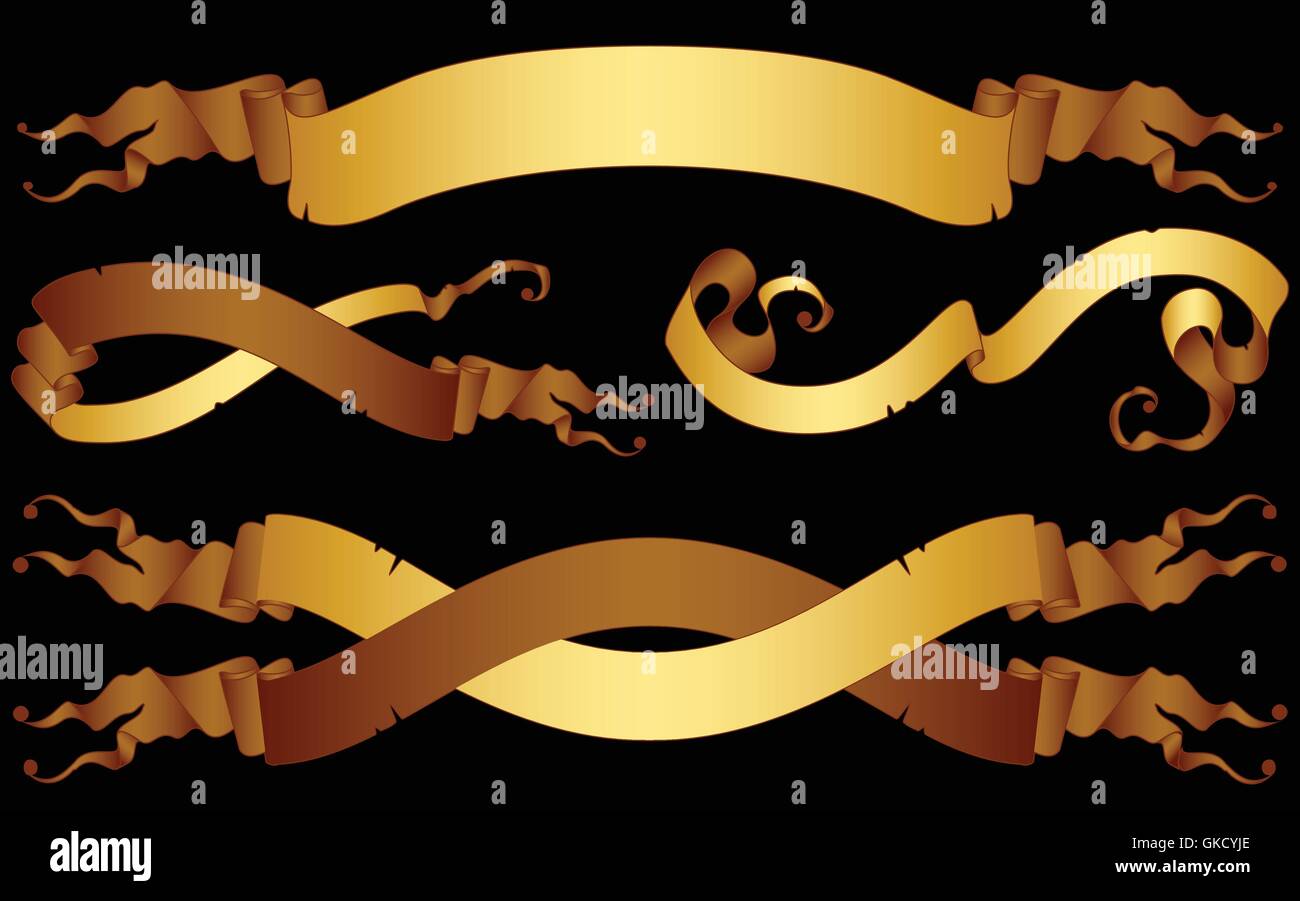 set of ribbons Stock Vector Image & Art - Alamy