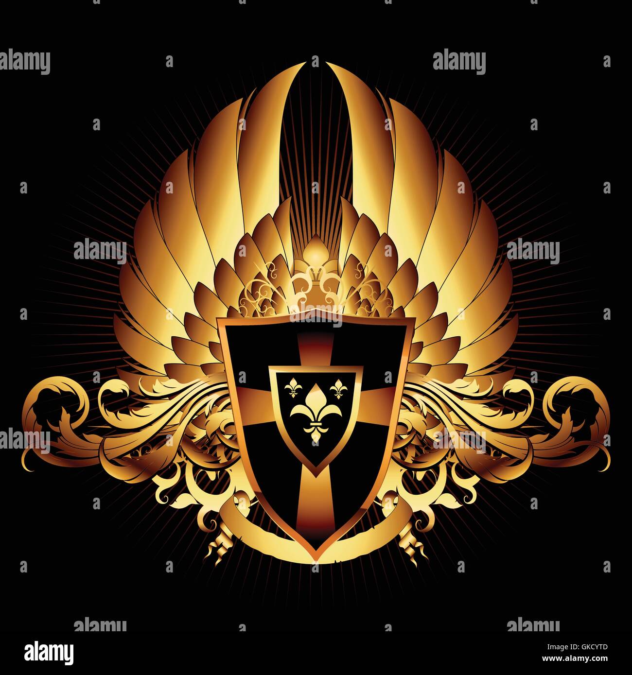 Lily shield hi-res stock photography and images - Alamy