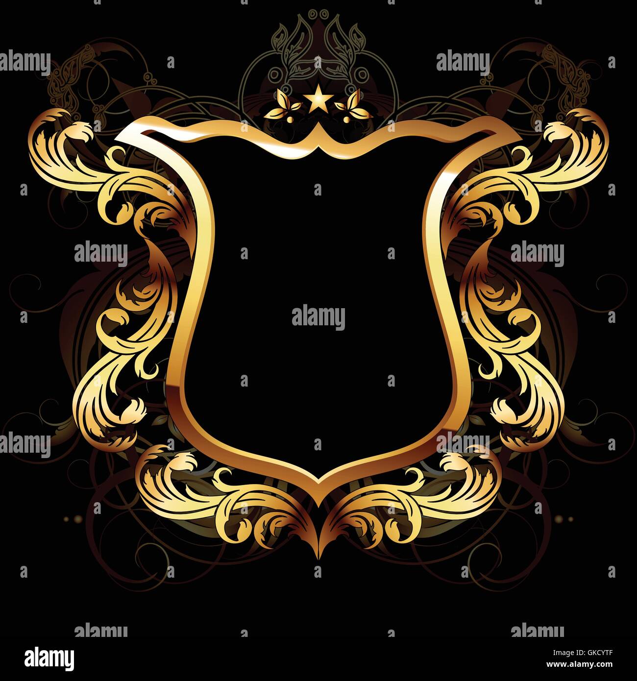 Lily shield Stock Vector Images - Alamy