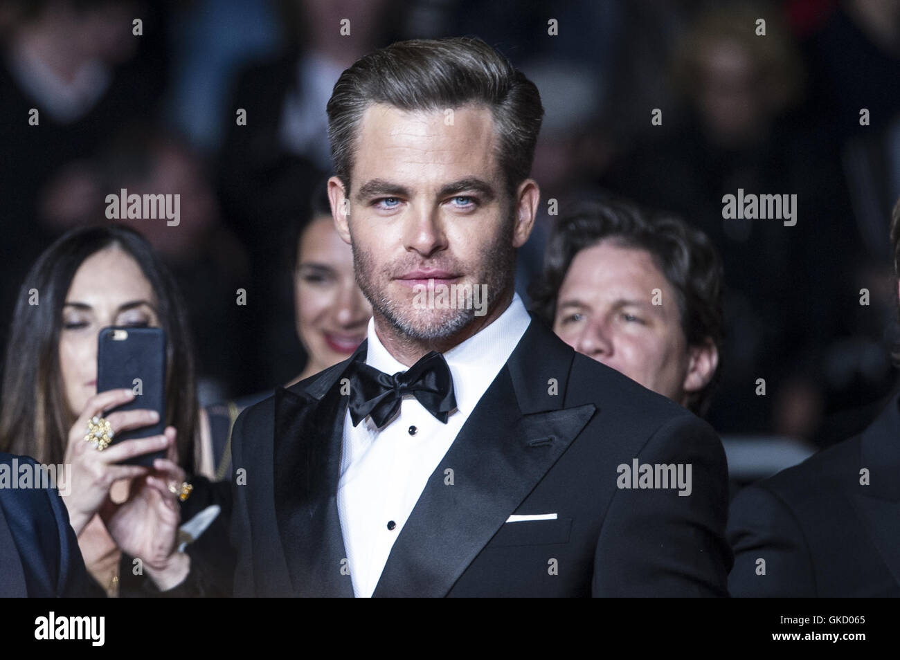 Actors attends a premiere for "Hands of Stone" at the Palais Des ...