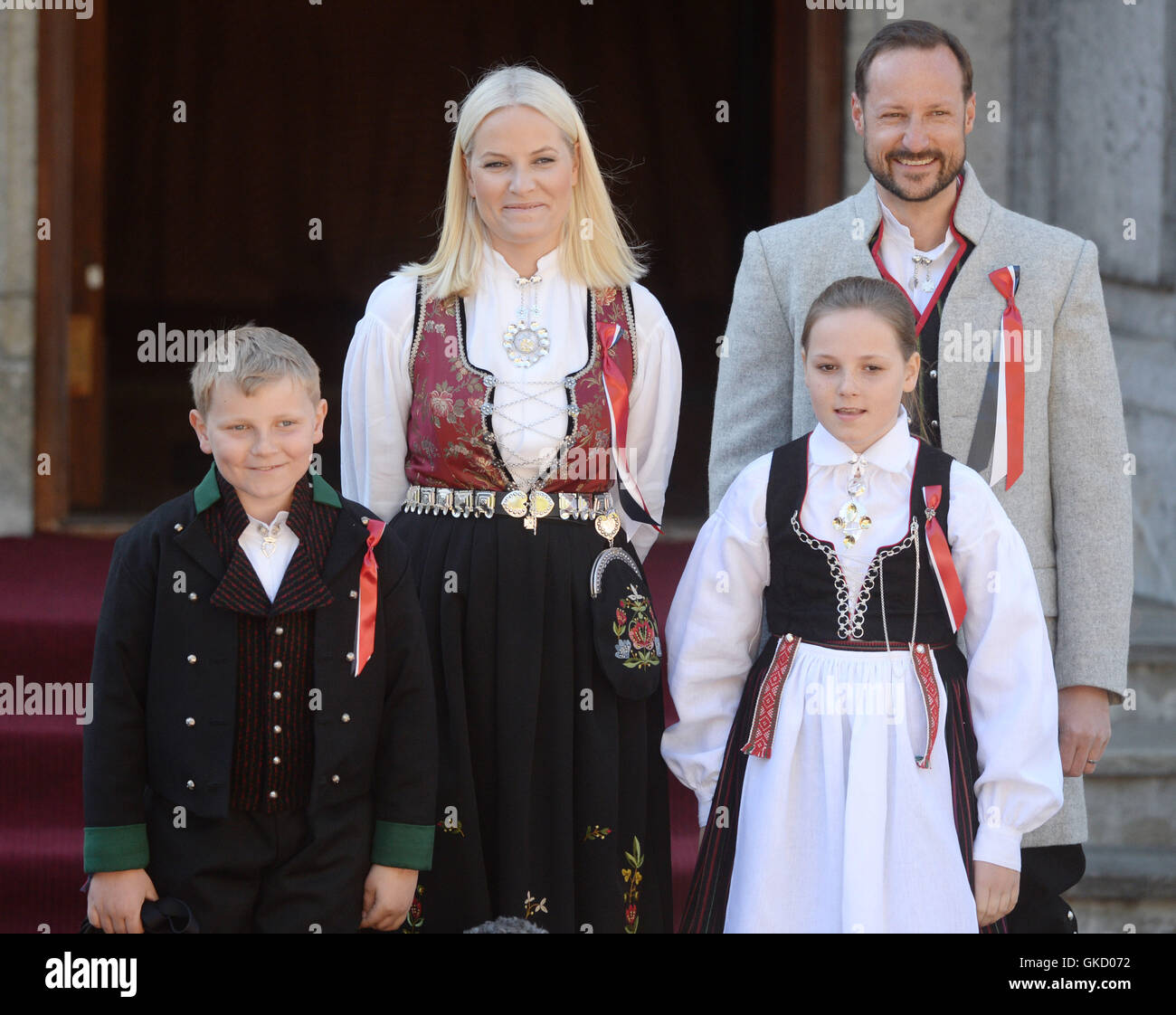 Norwegian Royals celebrate National Day at the Norwegian Royal ...