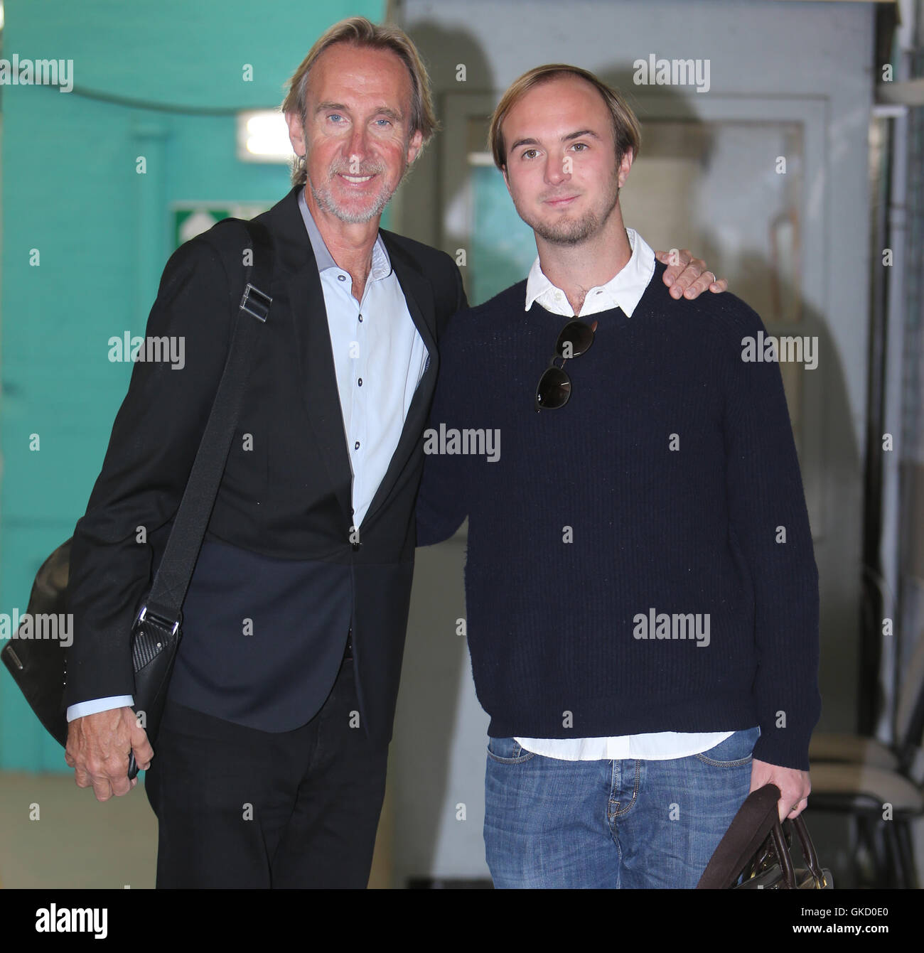 Mike rutherford son outside itv hi-res stock photography and images - Alamy