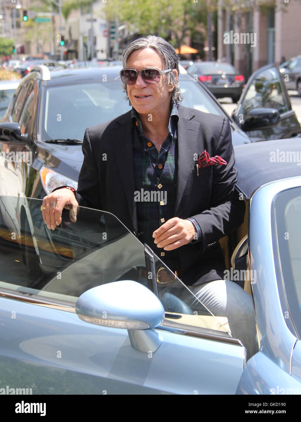Mickey Rourke gets lunch at Caffe Roma in Beverly Hills Featuring ...
