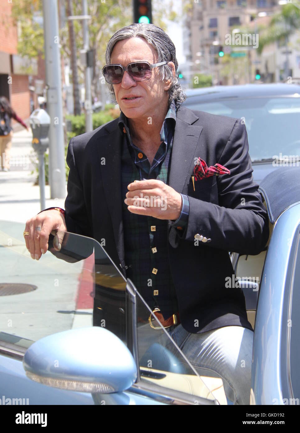 Mickey Rourke gets lunch at Caffe Roma in Beverly Hills Featuring ...
