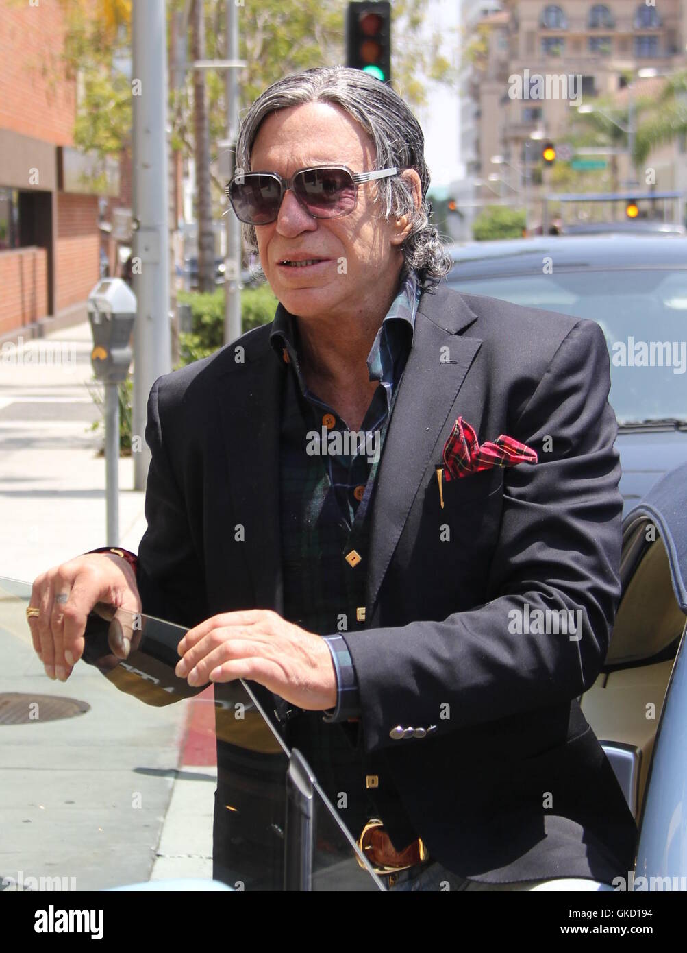 Mickey Rourke gets lunch at Caffe Roma in Beverly Hills Featuring ...