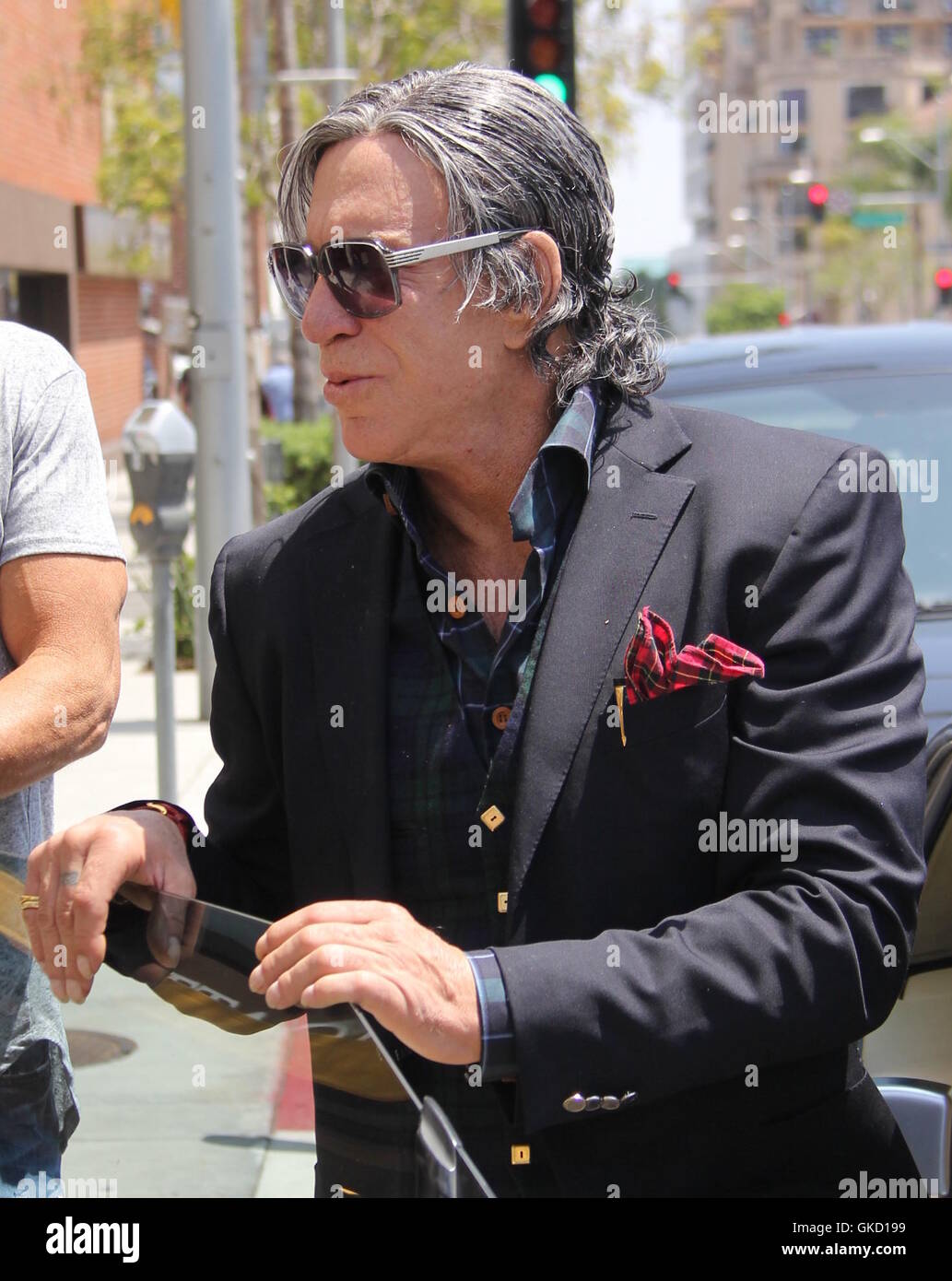 Mickey Rourke gets lunch at Caffe Roma in Beverly Hills Featuring ...
