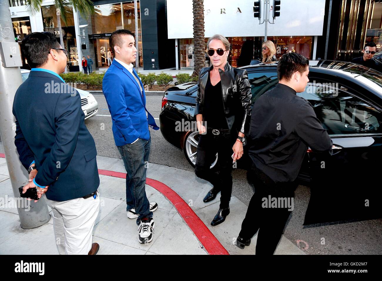 Bally Flagship Store Opening on Rodeo Drive - Outside Arrivals ...