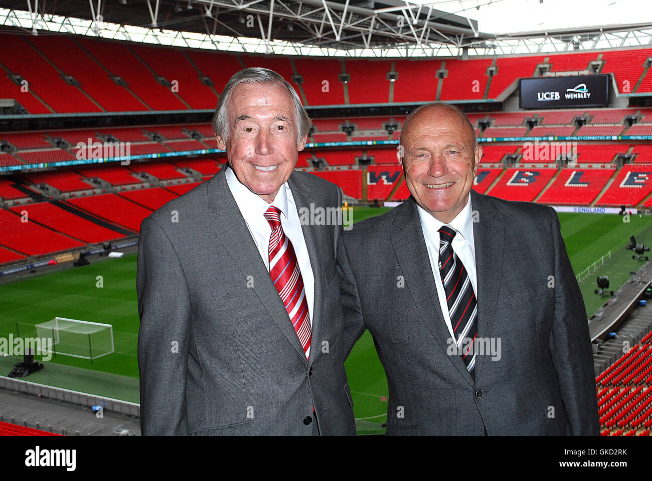 Bobby Moore photocall at Wembley Stadium. Attended by legendary ...