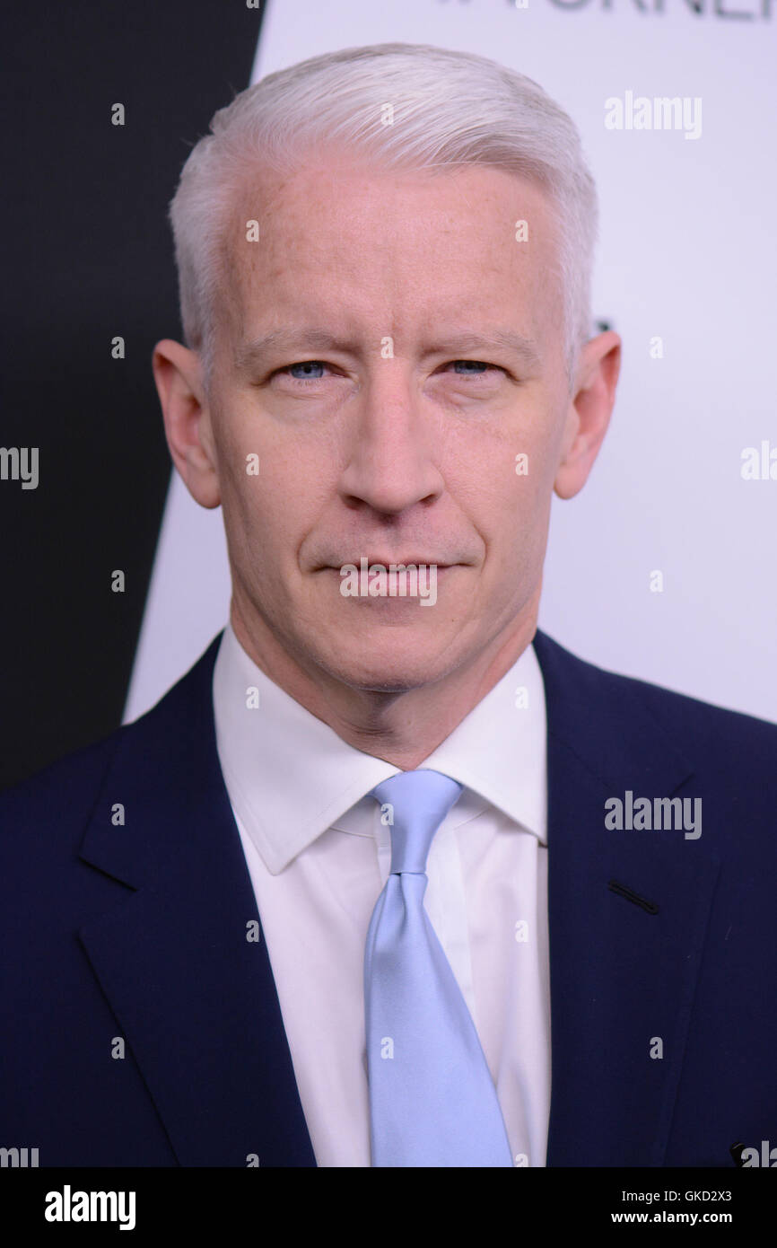 Turner Upfront Presentation 2016 - Arrivals Featuring: Anderson Cooper ...