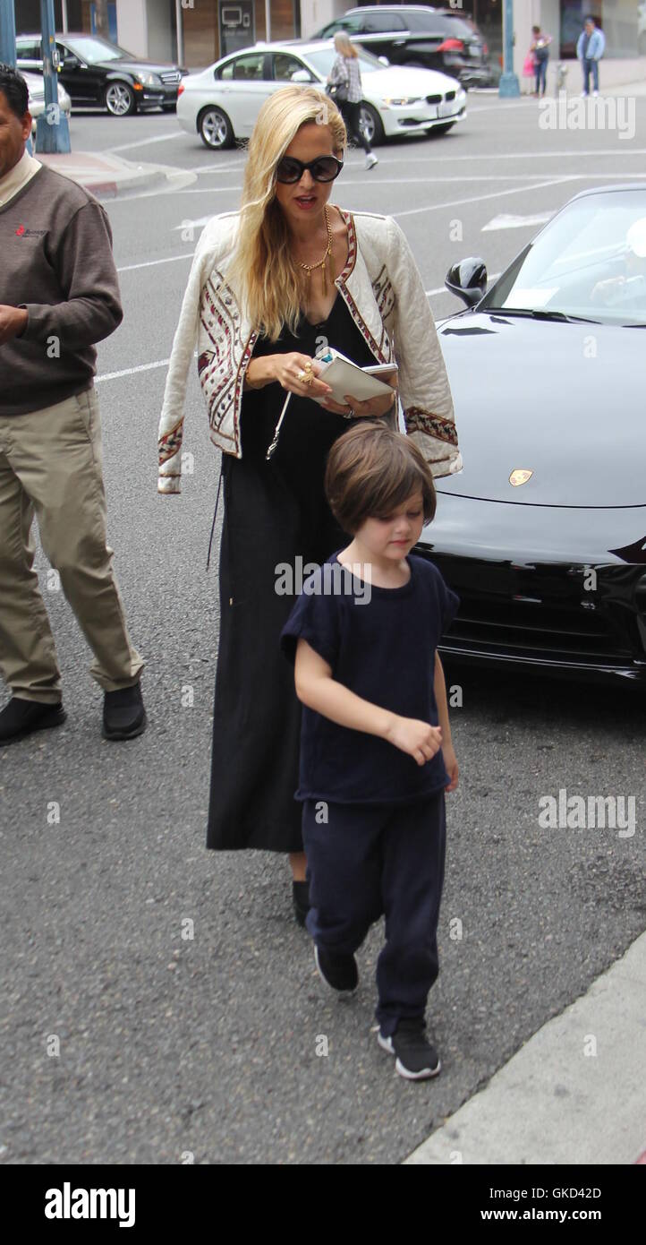 Rachel Zoe and her son Skyler out and about in Beverly Hills Featuring ...