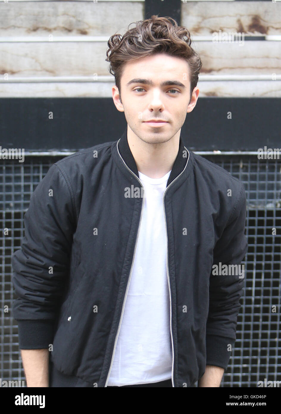 Nathan Sykes outside ITV Studios Featuring: Nathan Sykes Where: London ...