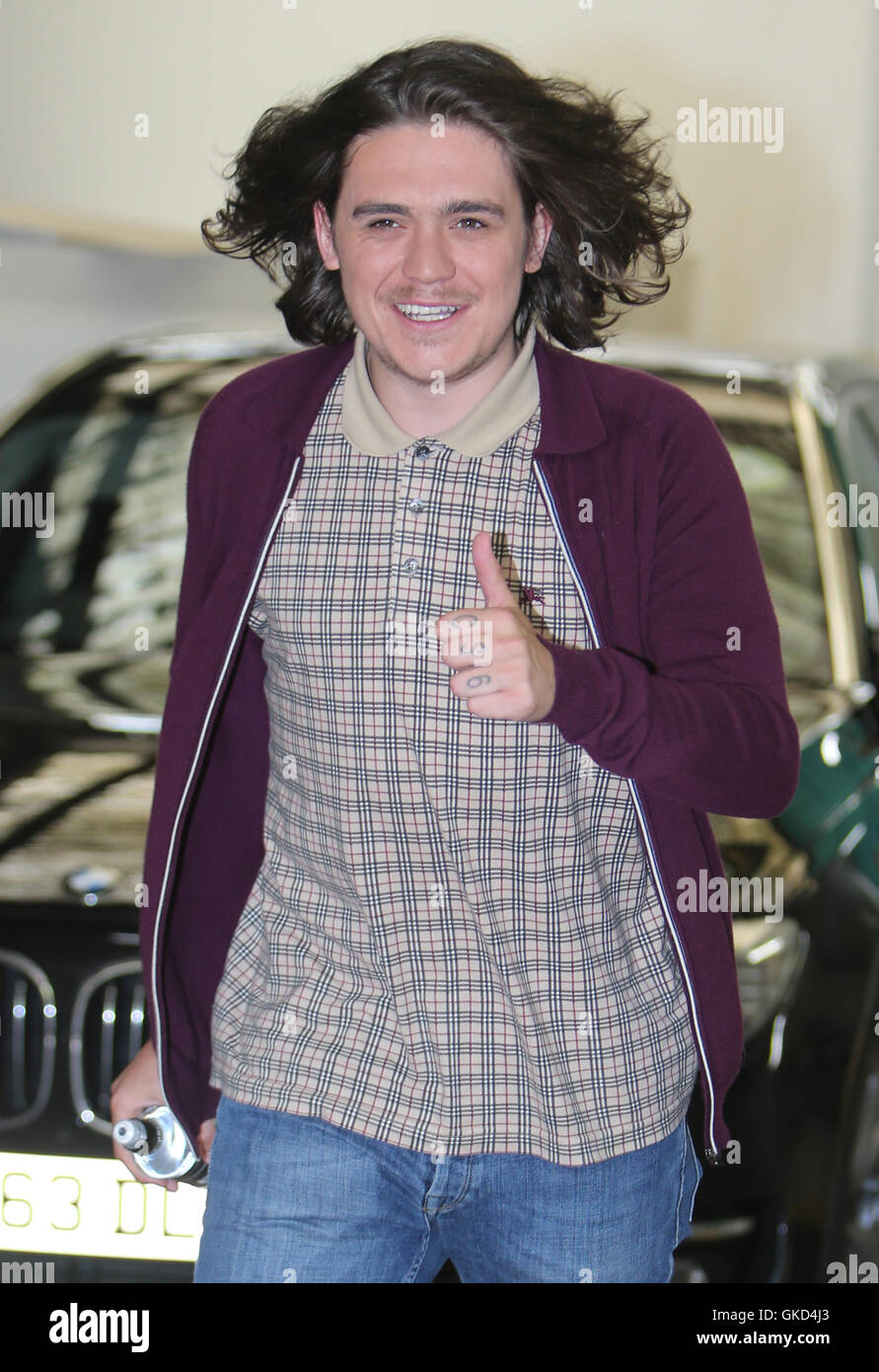 Frankie Cocozza outside ITV Studios Featuring: Frankie Cocozza Where ...
