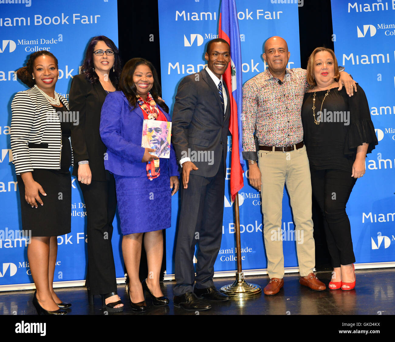 Former President of Haiti Michel J. Martelly in conversation with ...