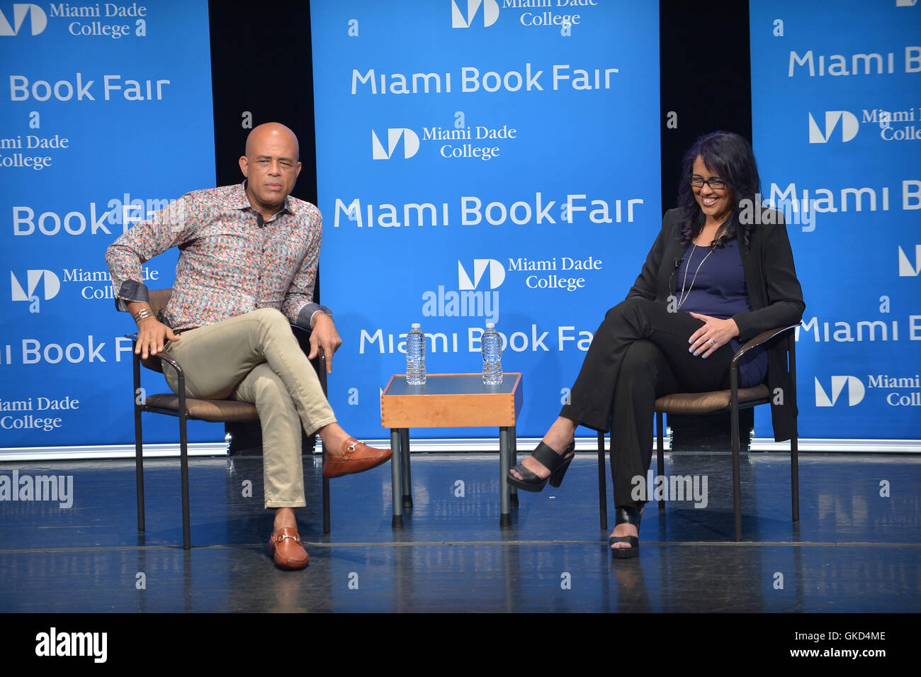 Former President of Haiti Michel J. Martelly in conversation with ...