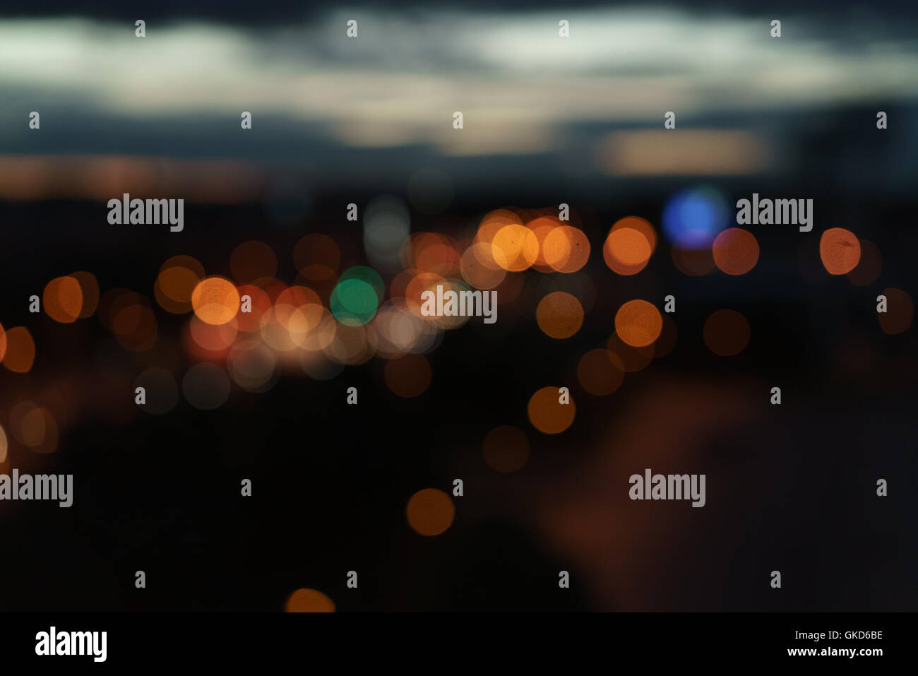 Blurred bokeh view night city hi-res stock photography and images - Alamy