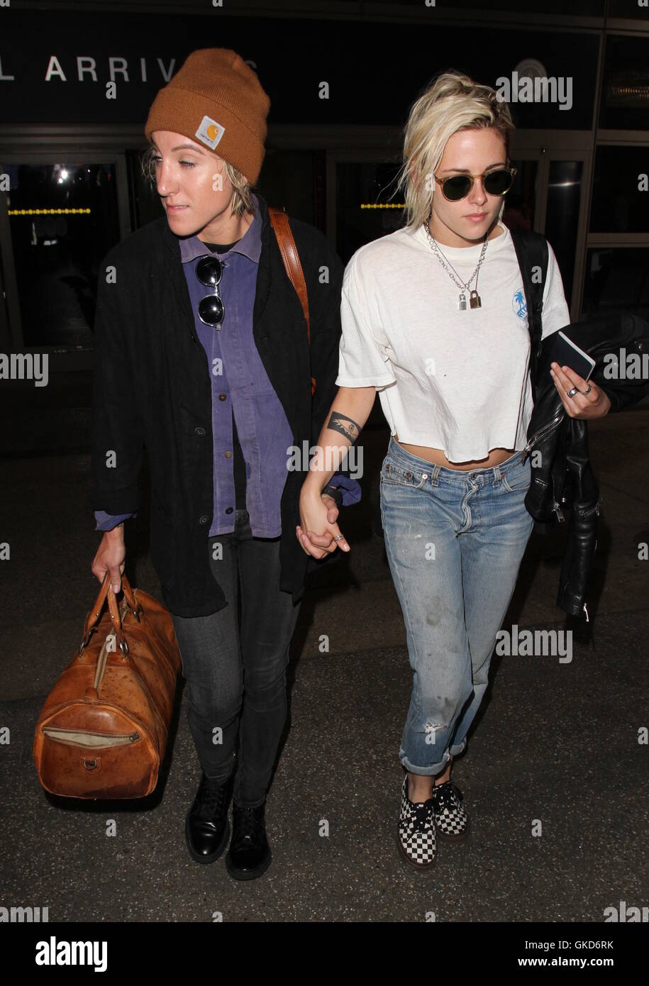Kristen stewart and alicia cargile 2016 hi-res stock photography and ...