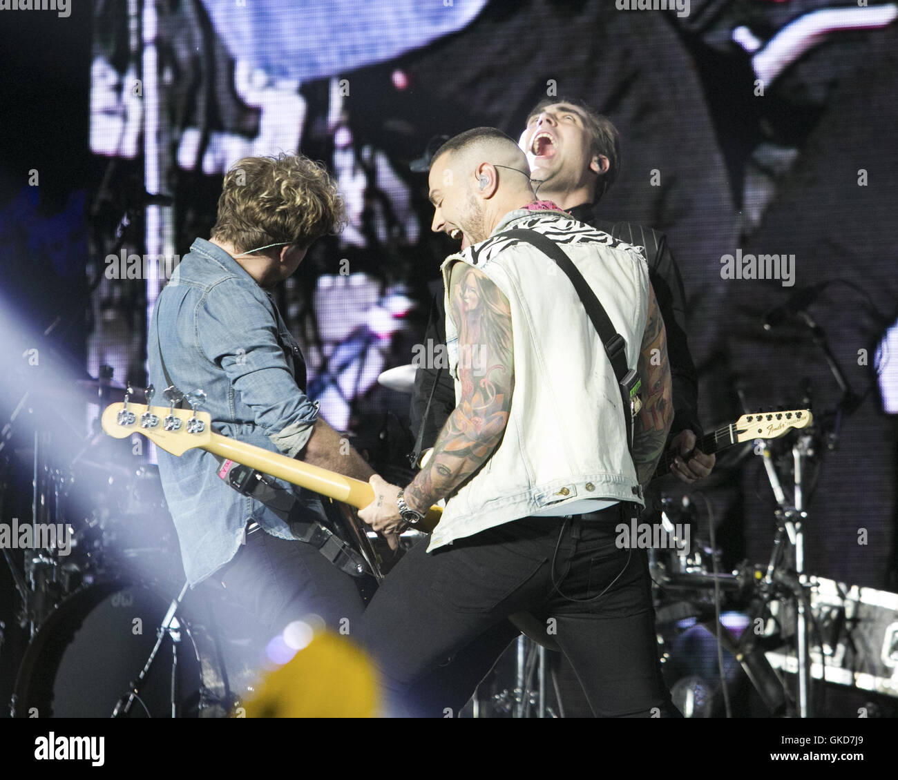 Busted performing live at the Genting Arena Birmingham Featuring ...